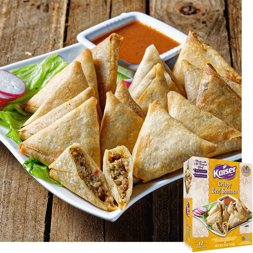 Kaiser Crispy Beef Samosa – Midamar Halal