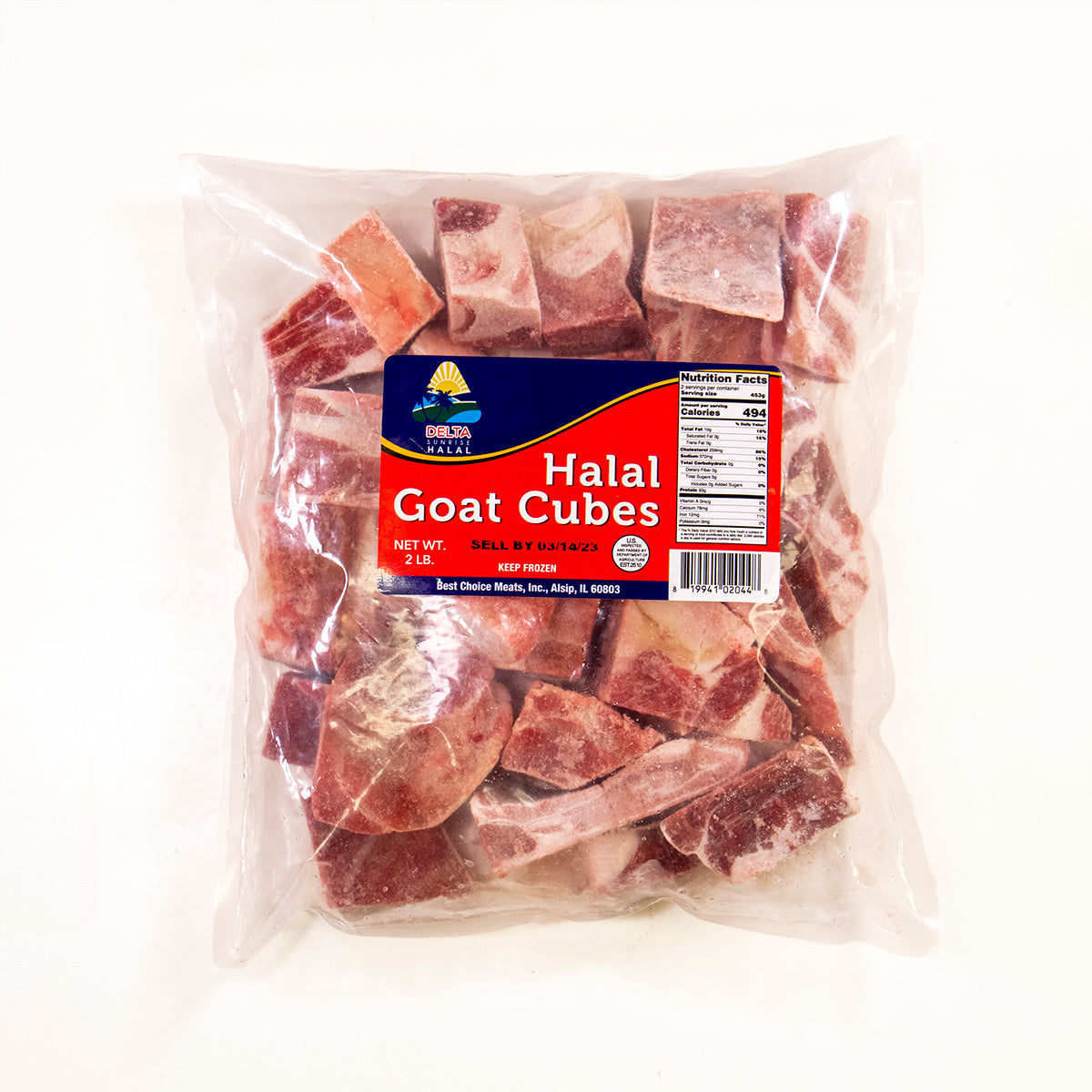 Halal Goat Cubes – Midamar Halal